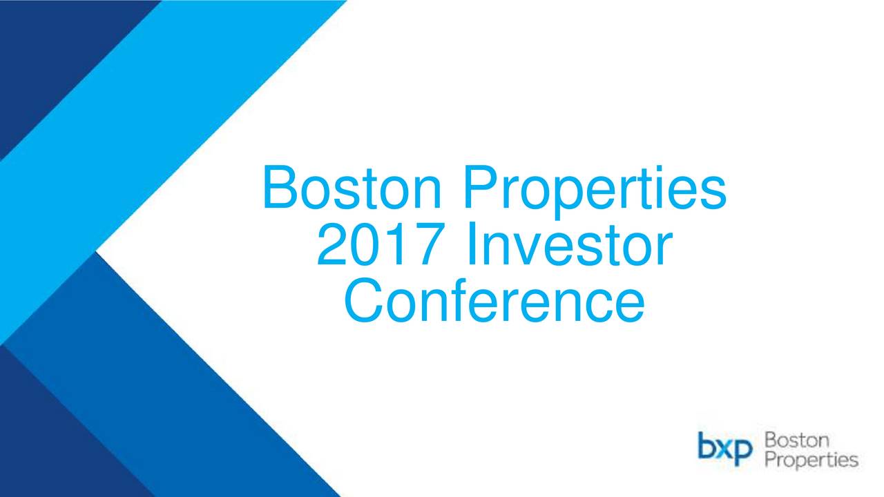 Boston Prop (BXP) Investor Presentation - Slideshow (NYSE:BXP ...