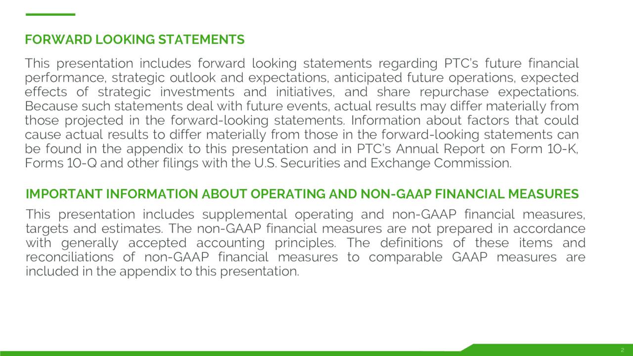 PTC Inc. 2025 Q3 - Results - Earnings Call Presentation (NASDAQ:PTC) | Seeking Alpha