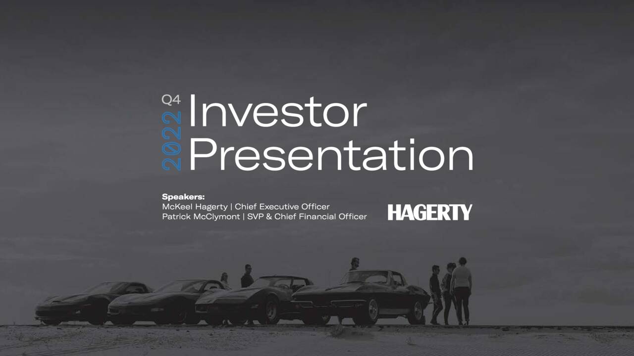 Hagerty, Inc. 2022 Q4 - Results - Earnings Call Presentation (NYSE:HGTY ...