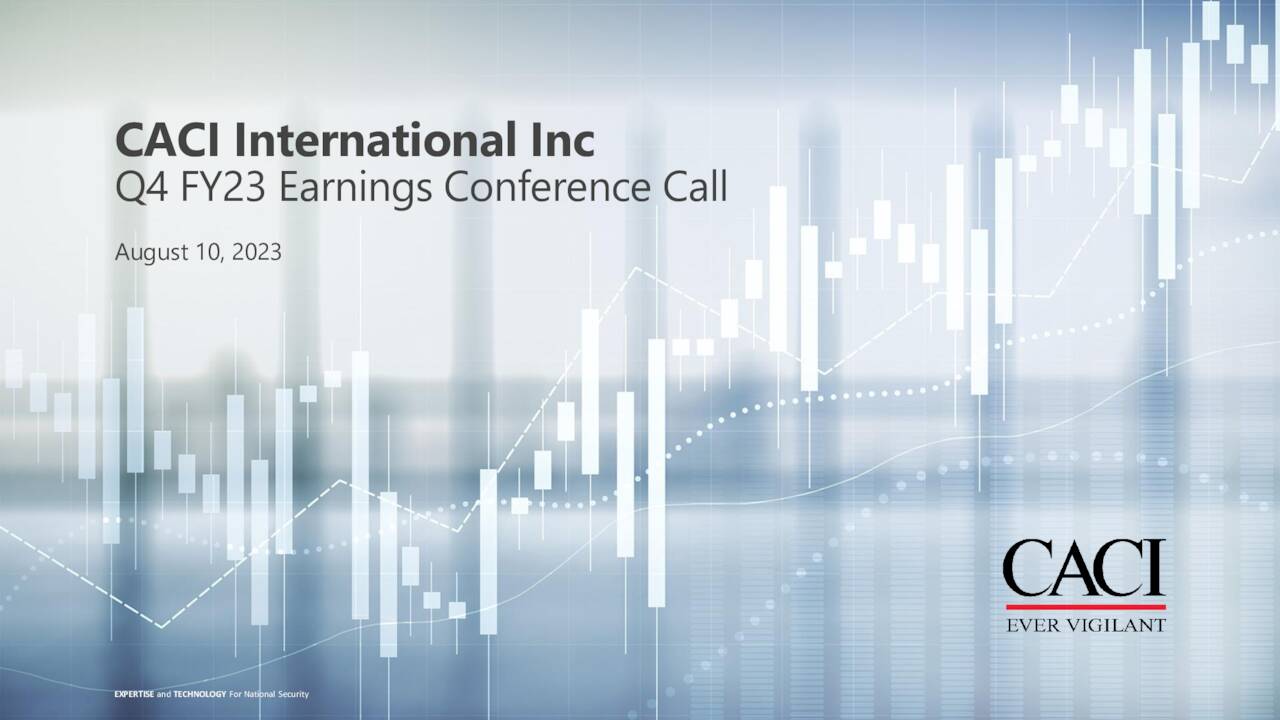 CACI International Inc 2023 Q4 - Results - Earnings Call Presentation ...