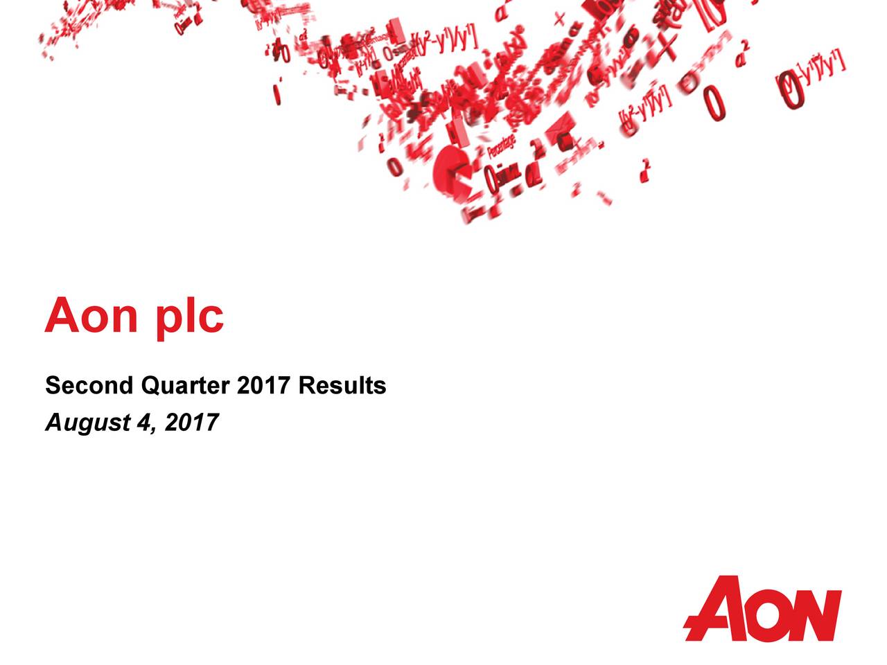 Aon Corporation 2017 Q2 - Results - Earnings Call Slides (NYSE:AON ...