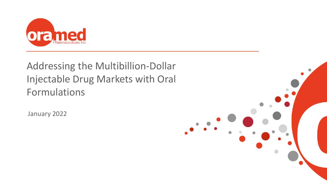 Oramed Pharmaceuticals (ORMP) Investor Presentation - Slideshow (NASDAQ ...