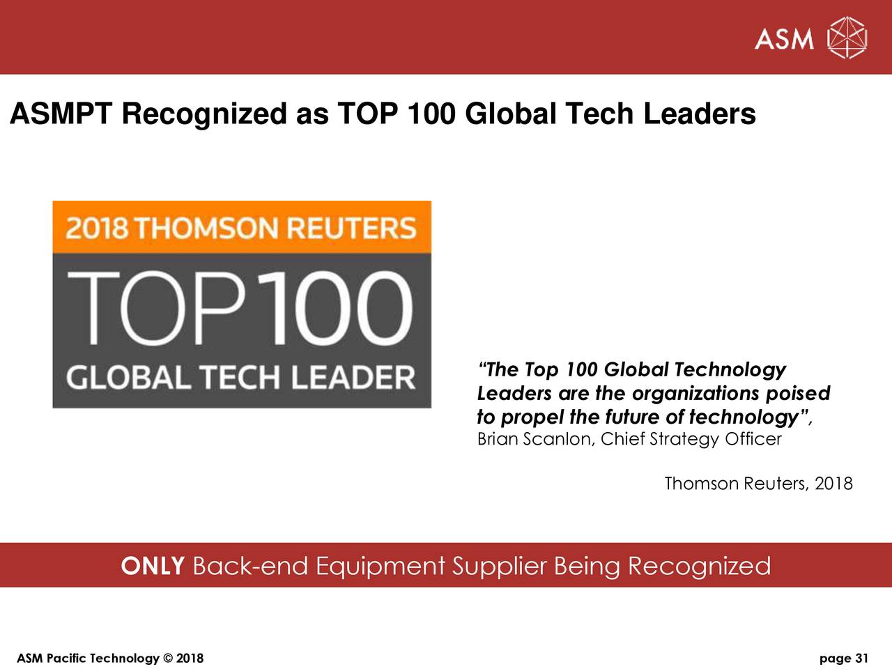 ASM Pacific Technology ADR 2017 Q4 - Results - Earnings Call Slides ...