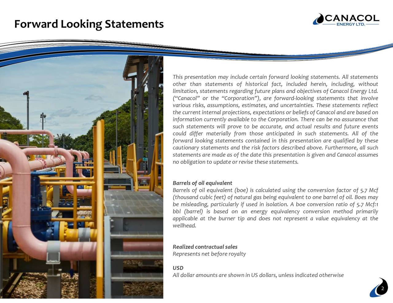 Canacol Energy Ltd 2019 Q1 - Results - Earnings Call Slides (OTCMKTS ...