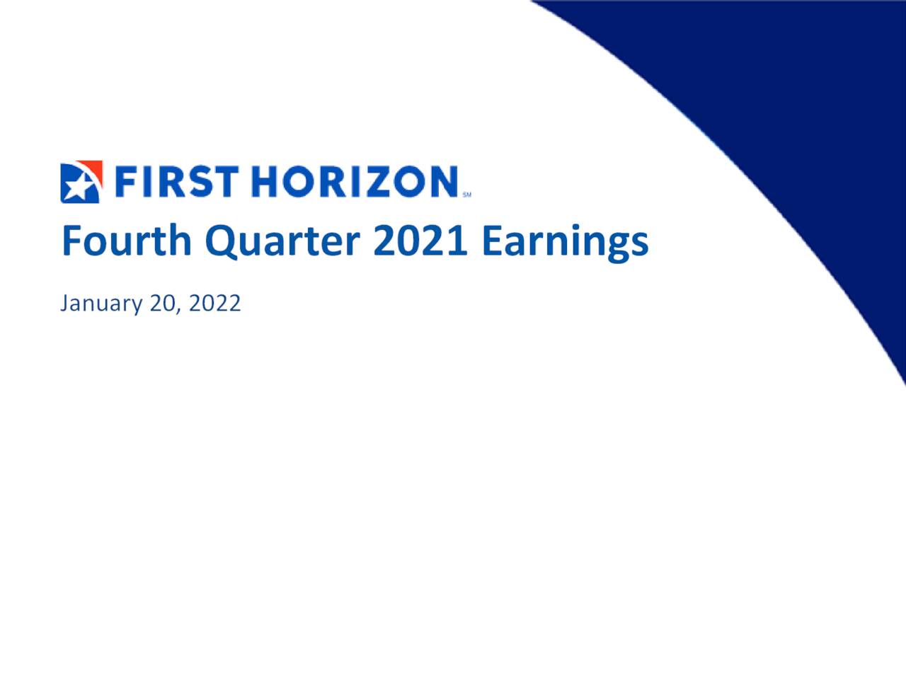 First Horizon Corporation 2021 Q4 - Results - Earnings Call ...