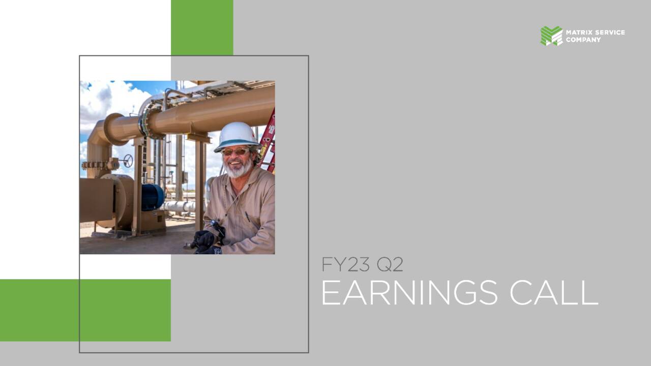 Matrix Service Company 2023 Q4 - Results - Earnings Call Presentation ...