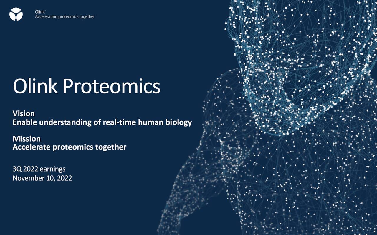 Olink Holding AB (publ) 2022 Q3 - Results - Earnings Call Presentation ...