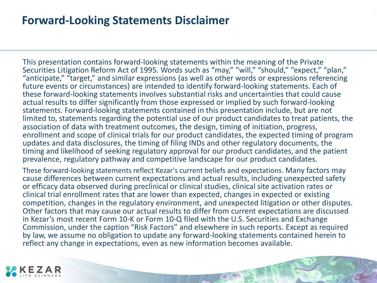 Kezar Life Sciences (KZR) Investor Presentation - Slideshow (NASDAQ:KZR ...