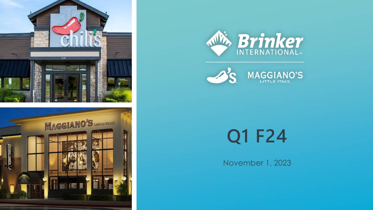 Brinker International, Inc. 2024 Q1 - Results - Earnings Call ...