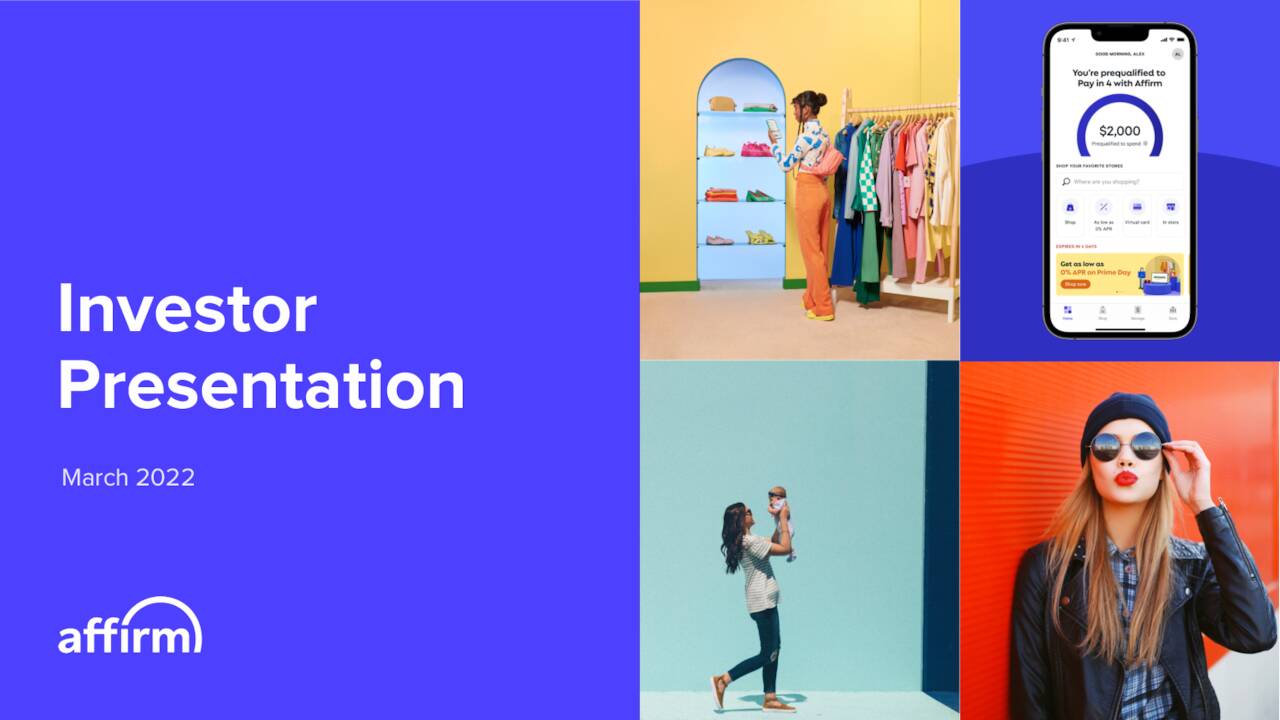 Affirm Holdings (AFRM) Investor Presentation - Slideshow (NASDAQ:AFRM ...