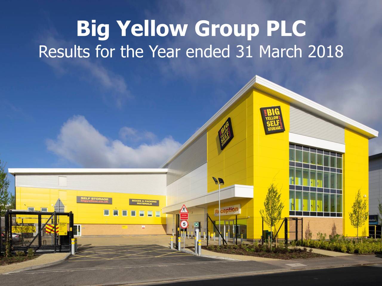 Big Yellow Group PLC 2018 Q4 - Results - Earnings Call Slides (OTCMKTS ...