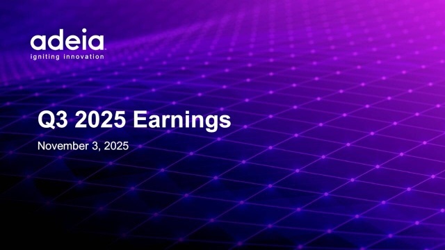 Adeia Inc. 2025 Q3 - Results - Earnings Call Presentation (NASDAQ:ADEA) 2025-11-06 | Seeking Alpha