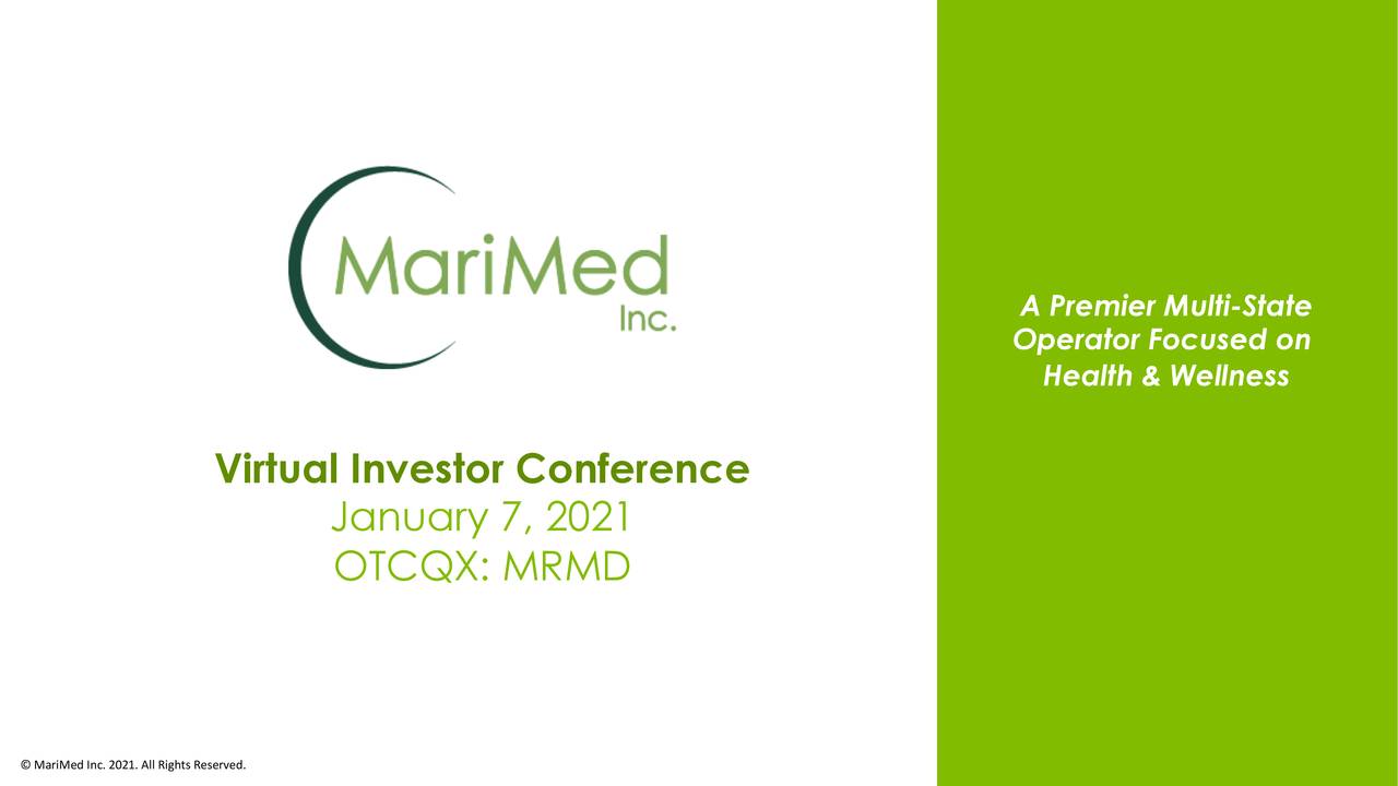Marimed (MRMD) Investor Presentation - Slideshow (OTCMKTS:MRMD ...
