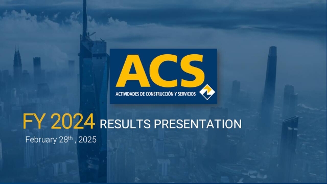 ACS, Actividades de Construcción y Servicios, S.A. 2024 Q4 - Results ...
