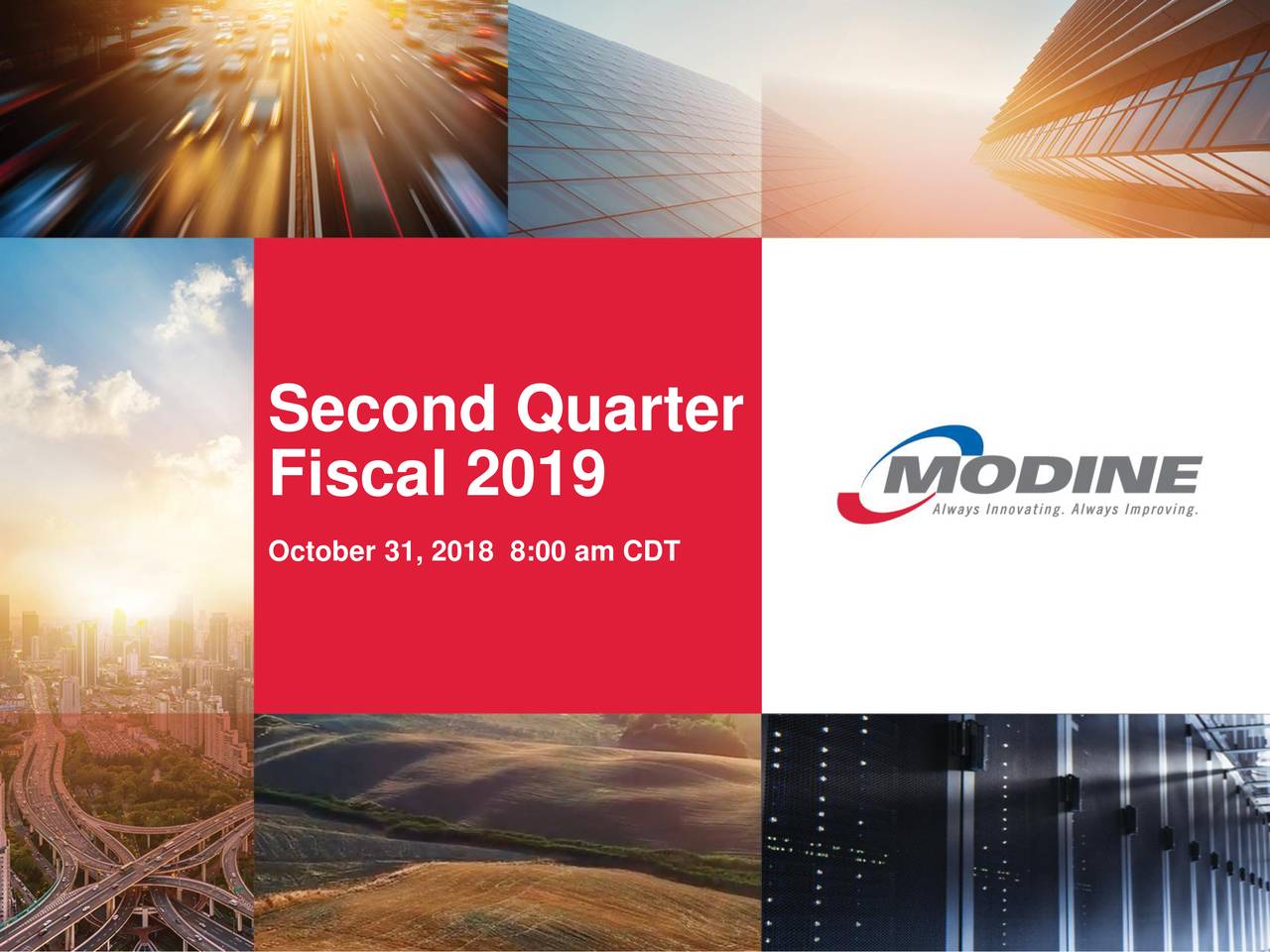 Modine Manufacturing Company 2019 Q2 - Results - Earnings Call Slides ...