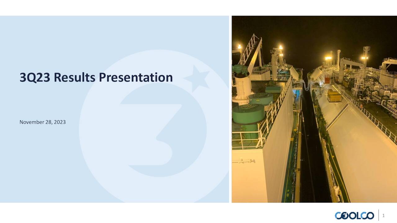 Cool Company Ltd. 2023 Q3 - Results - Earnings Call Presentation (NYSE:CLCO) | Seeking Alpha