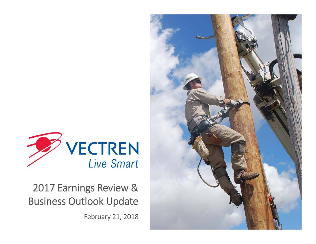 Vectren Corp 2017 Q4 - Results - Earnings Call Slides (NYSE:VVC ...