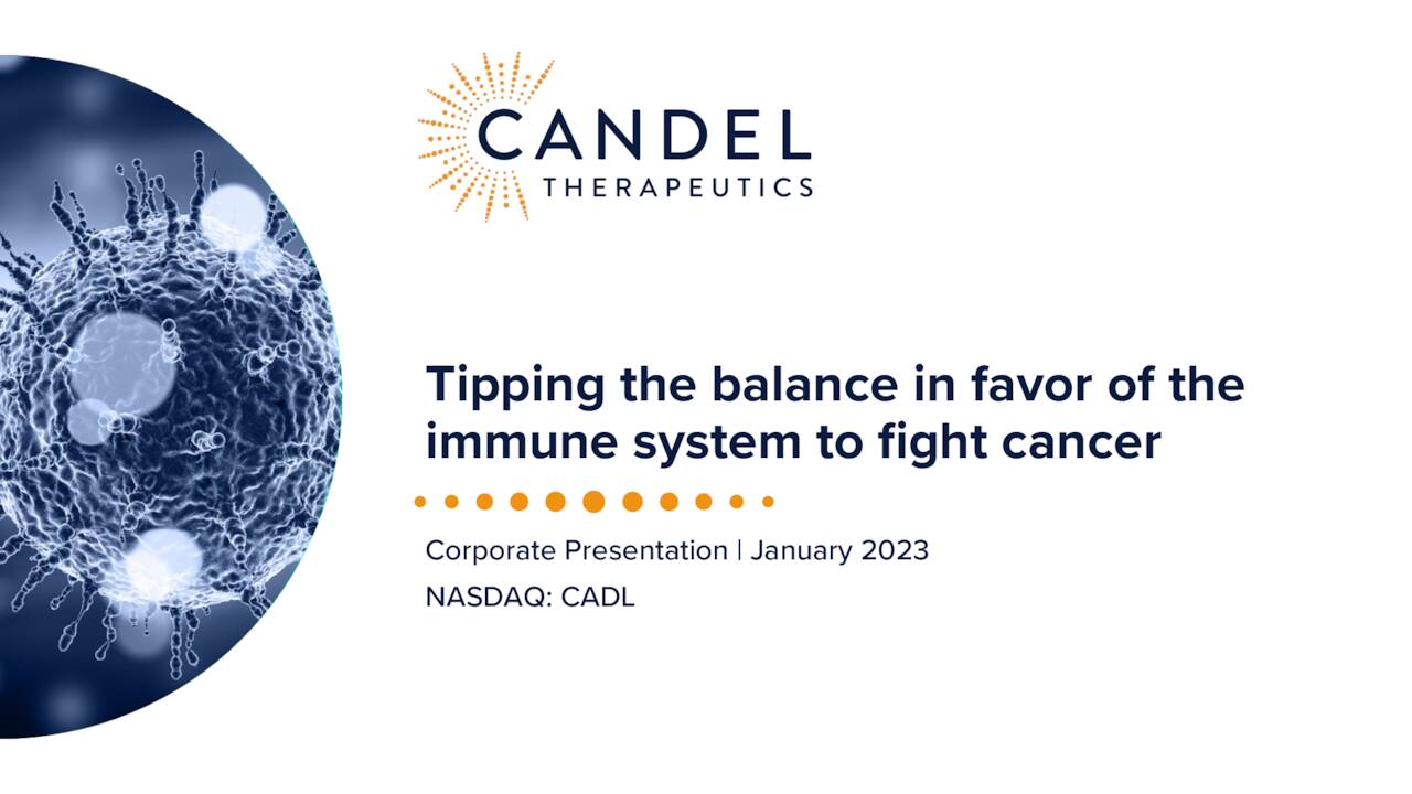 Candel Therapeutics (CADL) Investor Presentation - Slideshow (NASDAQ ...