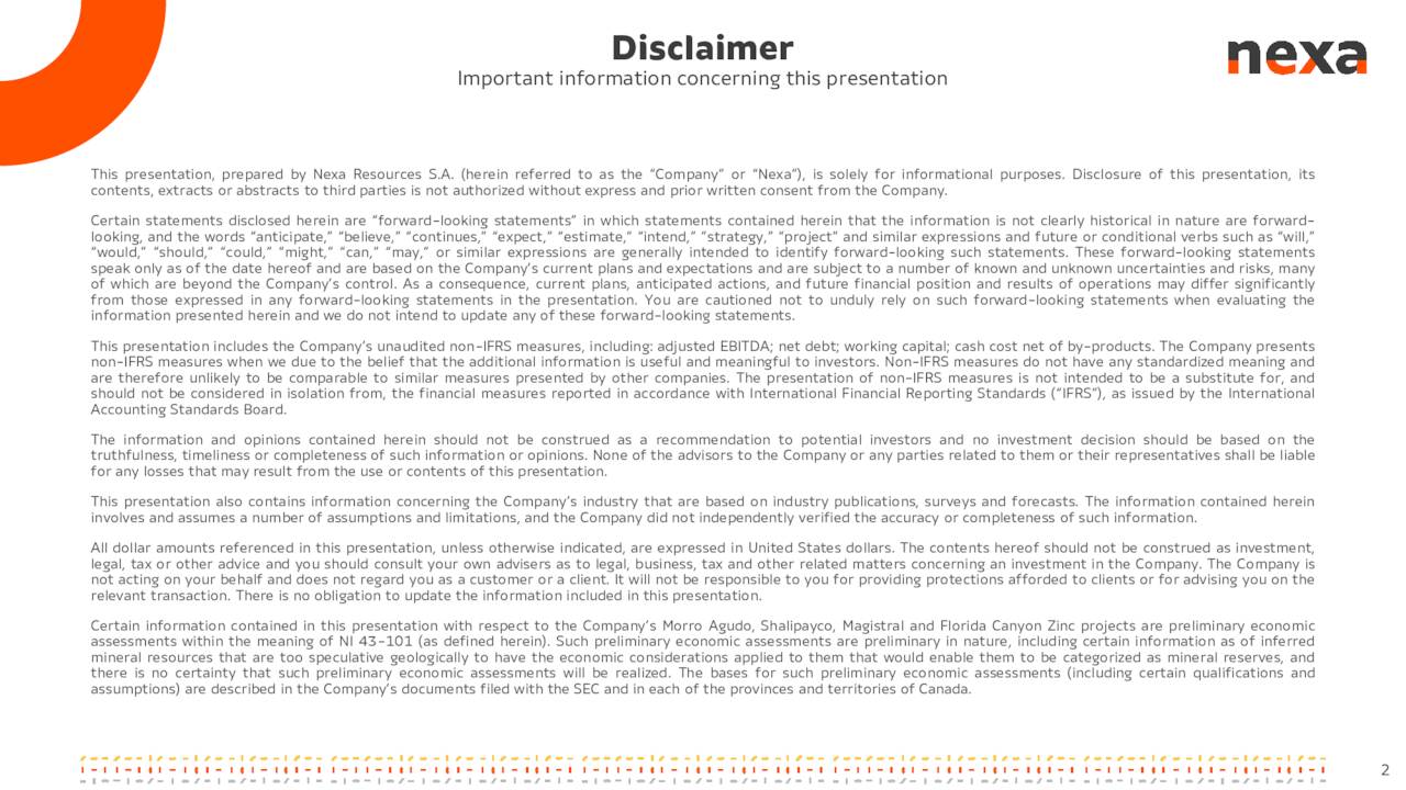 Nexa Resources S.A. 2022 Q1 - Results - Earnings Call Presentation (NYSE:NEXA) | Seeking Alpha