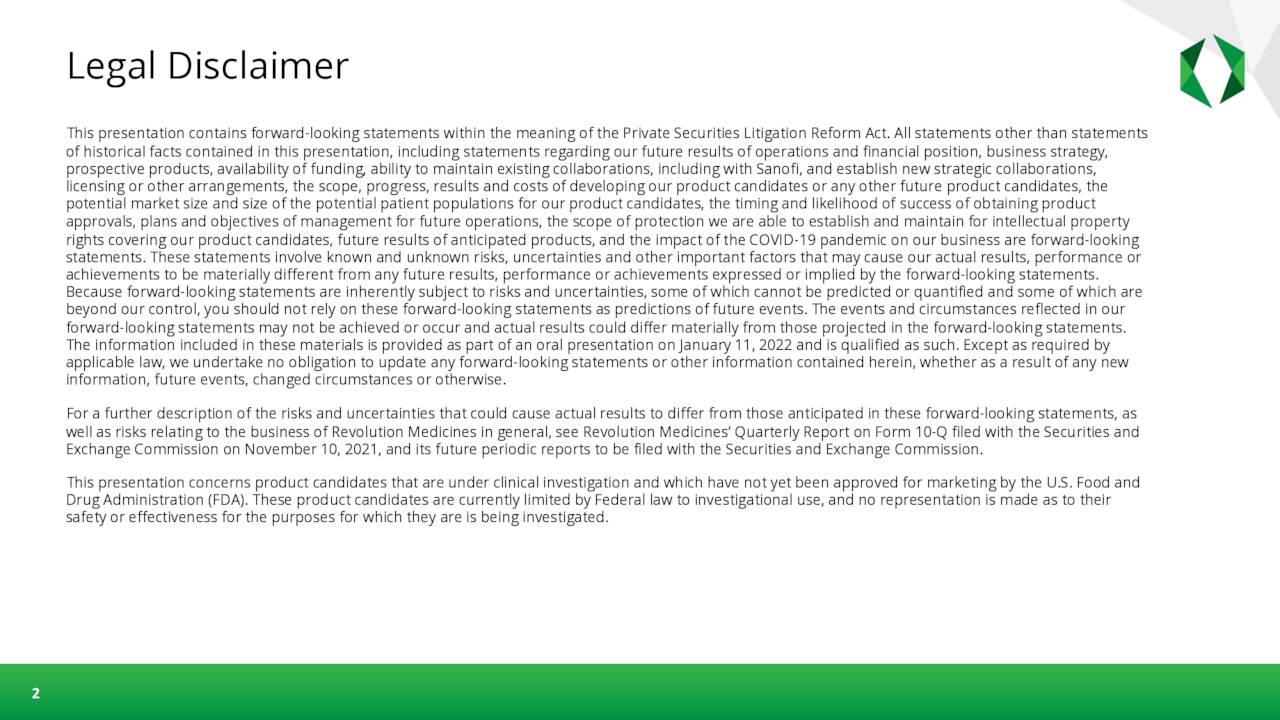 Revolution Medicines (RVMD) Investor Presentation - Slideshow (NASDAQ ...