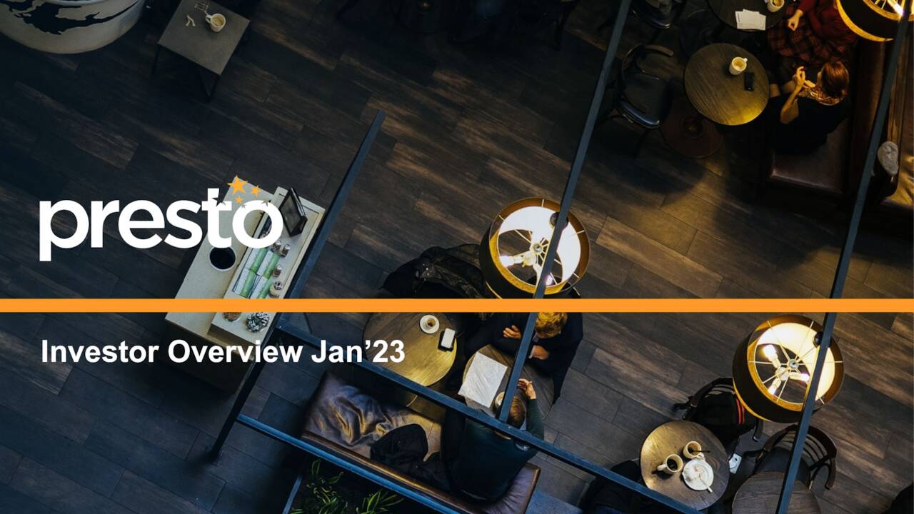 Presto Automation (PRST) Investor Presentation - Slideshow (OTCMKTS ...