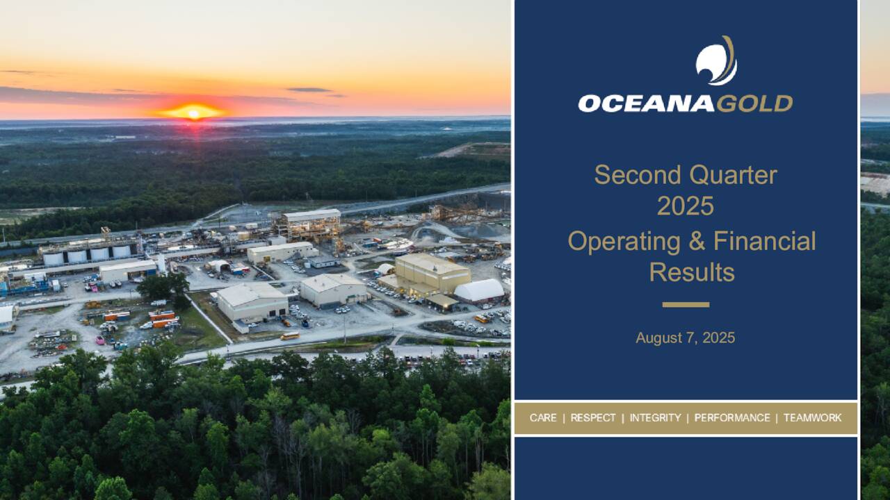 OceanaGold Corporation 2025 Q2 - Results - Earnings Call Presentation ...