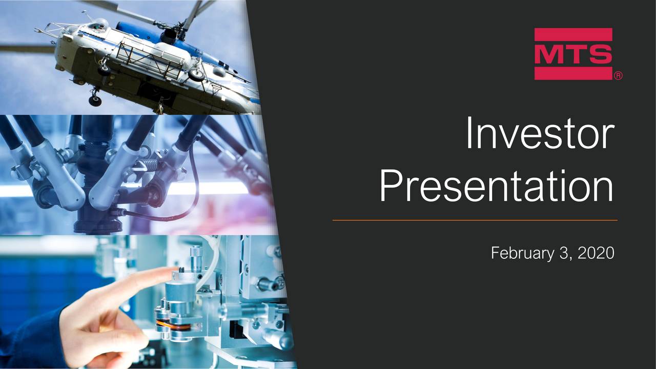 MTS Systems Corporation 2020 Q1 - Results - Earnings Call Presentation ...