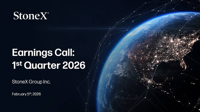 StoneX Group Inc. 2026 Q1 - Results - Earnings Call Presentation ...