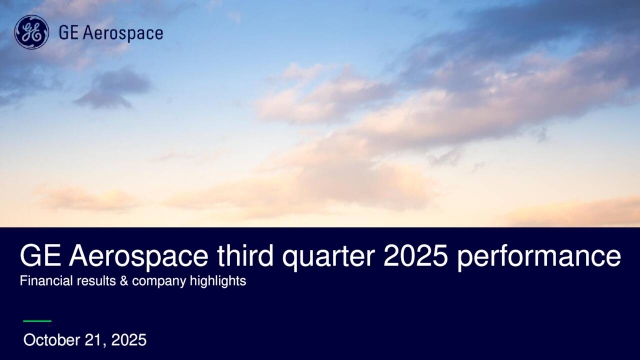 General Electric Company 2025 Q3 - Results - Earnings Call Presentation ...