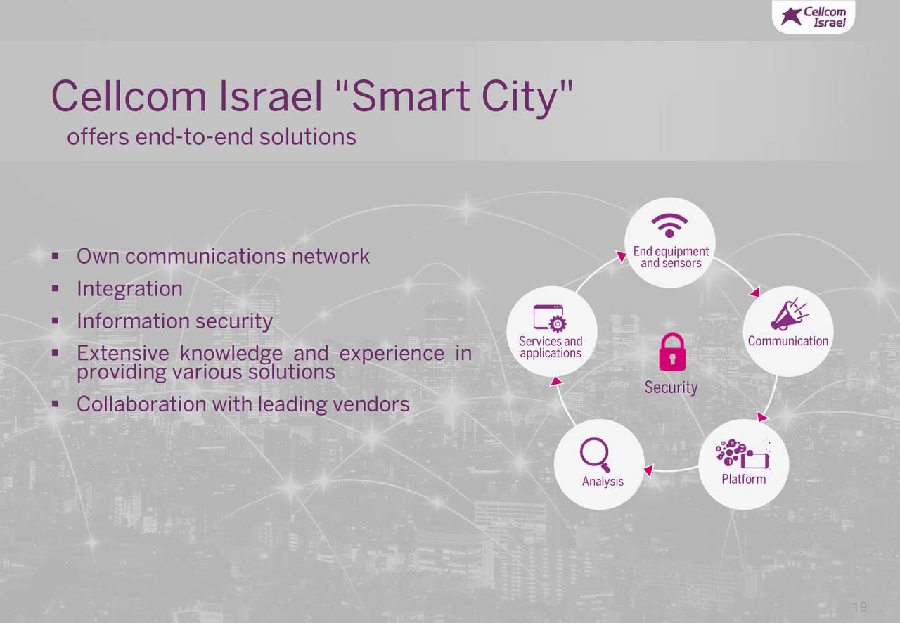 Cellcom Israel, Ltd. 2018 Q2 - Results - Earnings Call Slides (NYSE:CEL ...