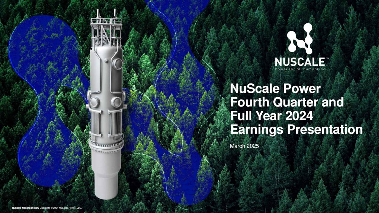 NuScale Power Corporation 2024 Q4 - Results - Earnings Call ...