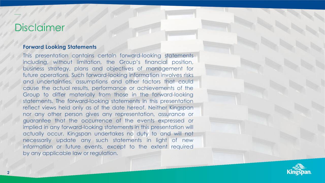 Kingspan Group plc 2023 Q2 - Results - Earnings Call Presentation ...