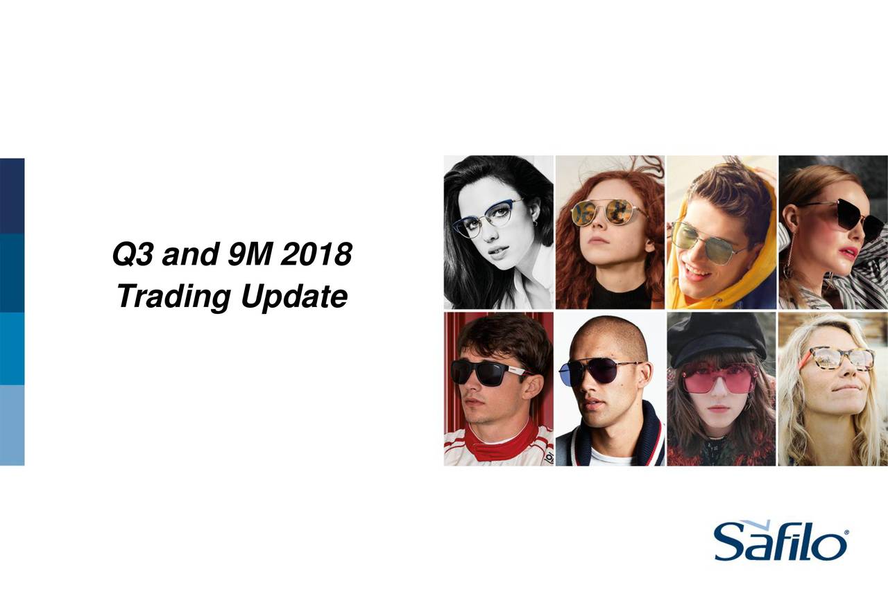 Safilo Group Spa 2018 Q3 - Results - Earnings Call Slides (OTCMKTS ...