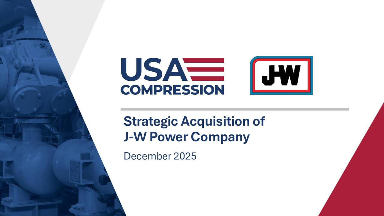 USA Compression Partners December 2025 Investor Call (NYSE:USAC) 2025 ...