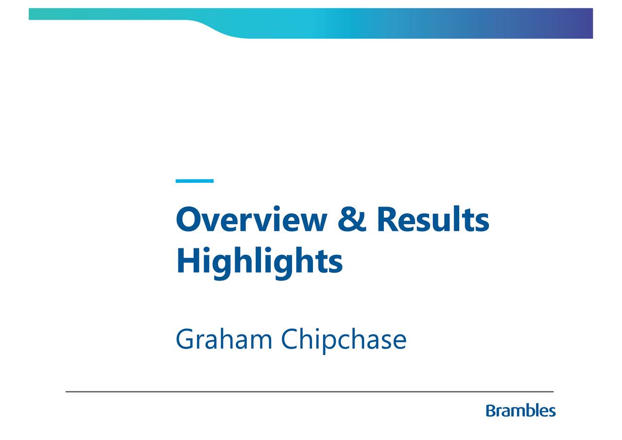 BRAMBLES LTD SP/ADR 2017 Q4 - Results - Earnings Call Slides (OTCMKTS ...