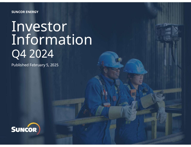 Suncor Energy Inc. 2024 Q4 - Results - Earnings Call Presentation (NYSE ...