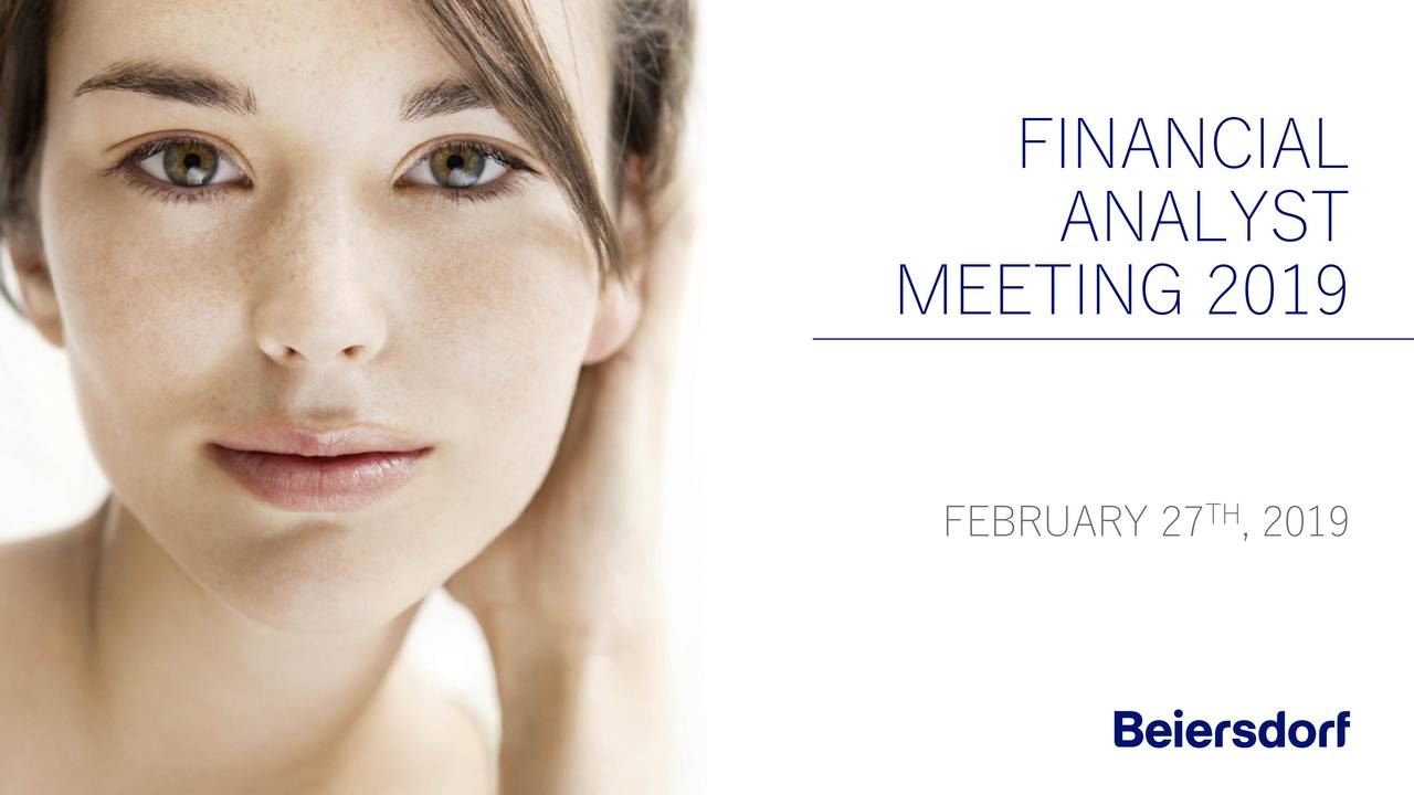 Beiersdorf AG 2018 Q4 - Results - Earnings Call Slides (OTCMKTS:BDRFF) | Seeking Alpha