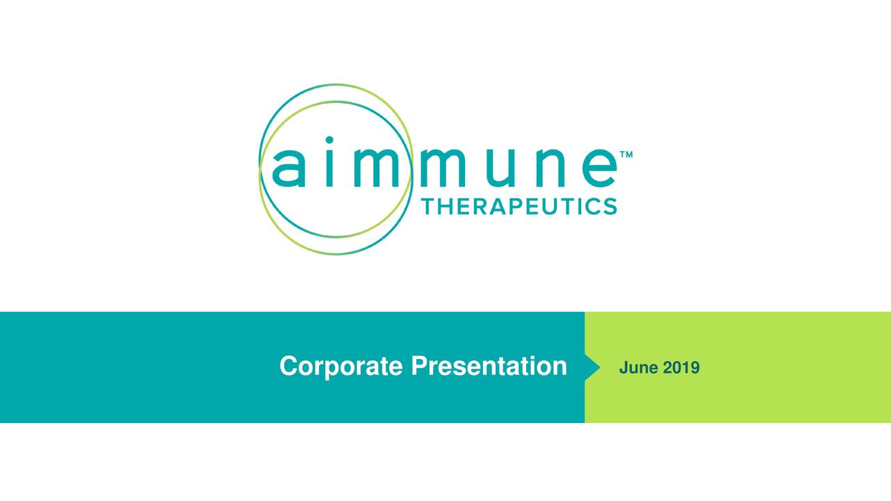 Aimmune Therapeutics (AIMT) Investor Presentation - Slideshow (NASDAQ ...