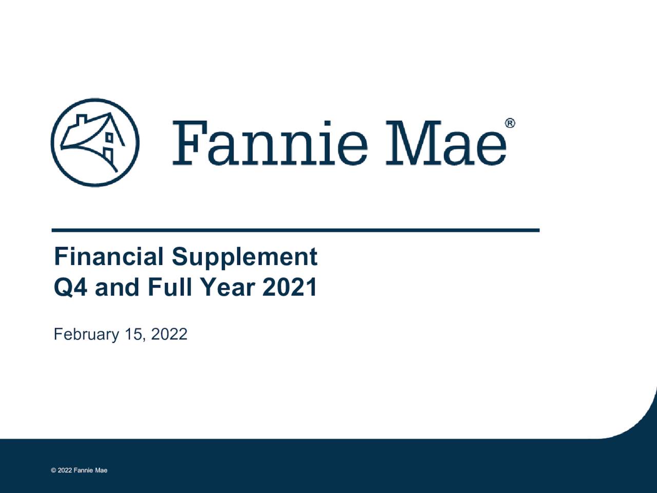 Federal National Mortgage Association 2022 Q4 - Results - Earnings Call ...
