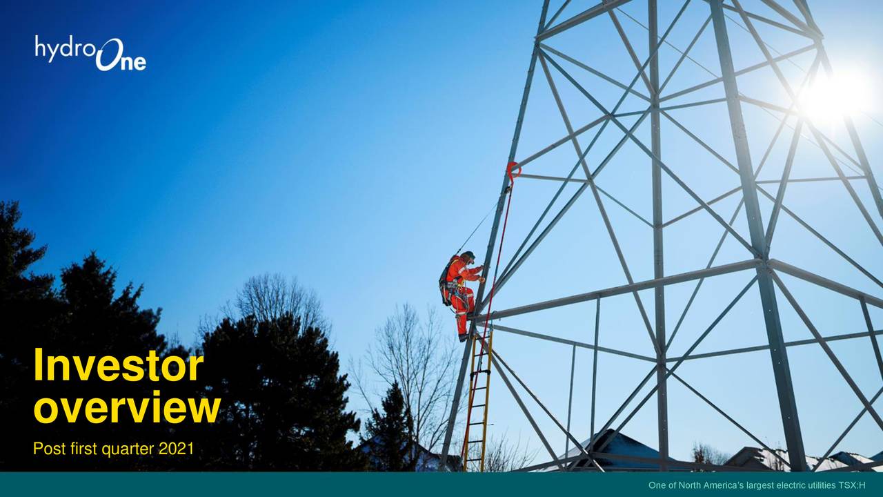 Hydro One Limited 2021 Q1 - Results - Earnings Call Presentation ...
