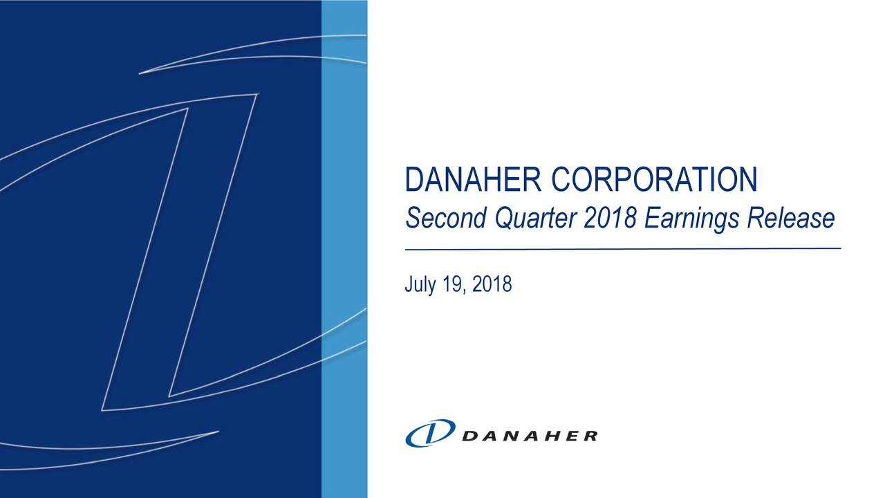 Danaher Corporation 2018 Q2 - Results - Earnings Call Slides (NYSE:DHR ...