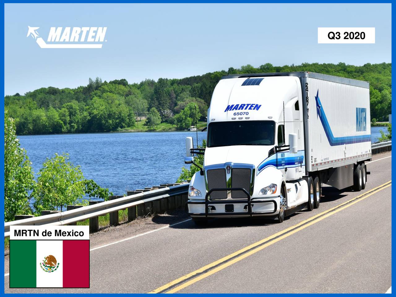 Marten Transport, Ltd. 2020 Q3 - Results - Earnings Call Presentation ...