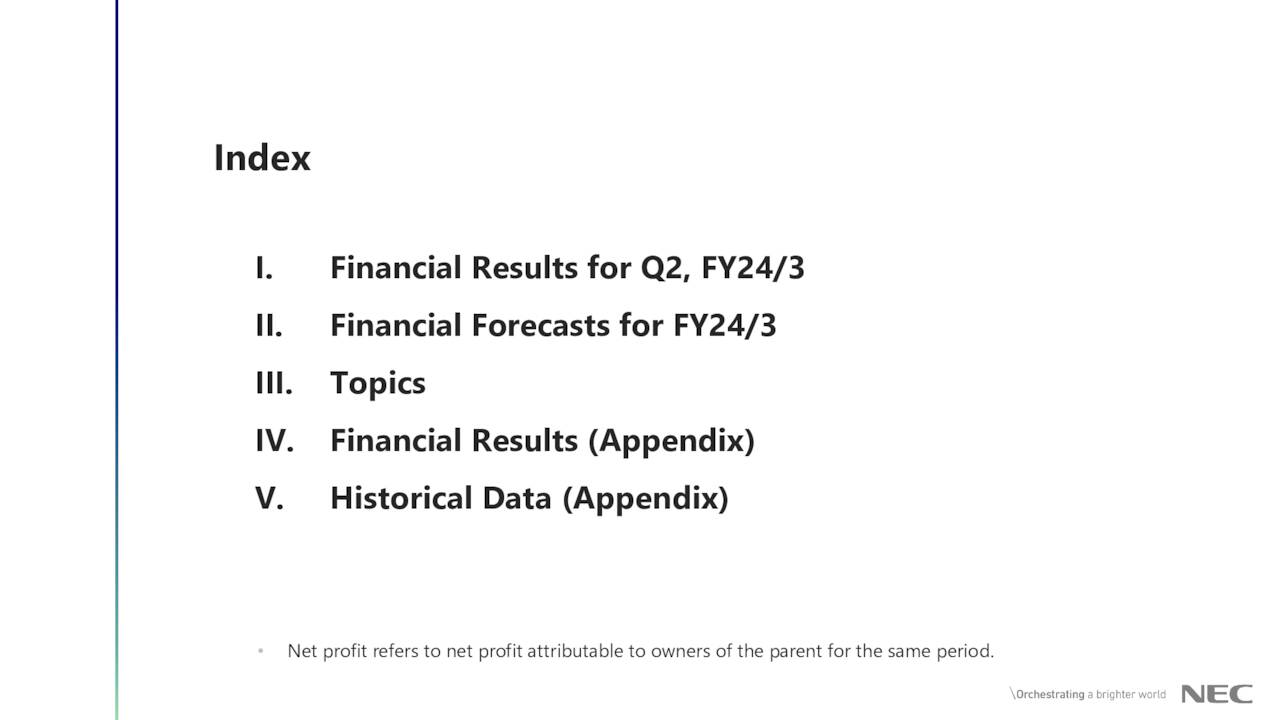 NEC Corporation 2024 Q2 - Results - Earnings Call Presentation (OTCMKTS:NIPNF) | Seeking Alpha