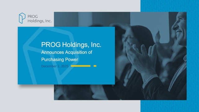 PROG Holdings, Inc. (PRG) Purchasing Power, LLC - M&A Call - Slideshow ...