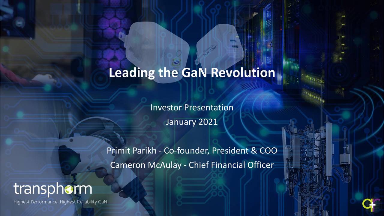 Transphorm (NASDAQ:TGAN-DEFUNCT-604966) | Seeking Alpha