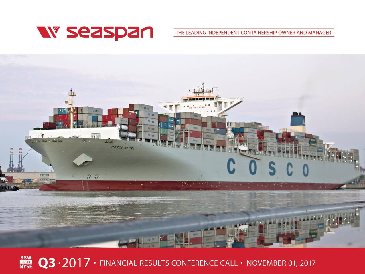 Seaspan Corporation 2017 Q3 - Results - Earnings Call Slides (OTCMKTS:FRFHF) | Seeking Alpha