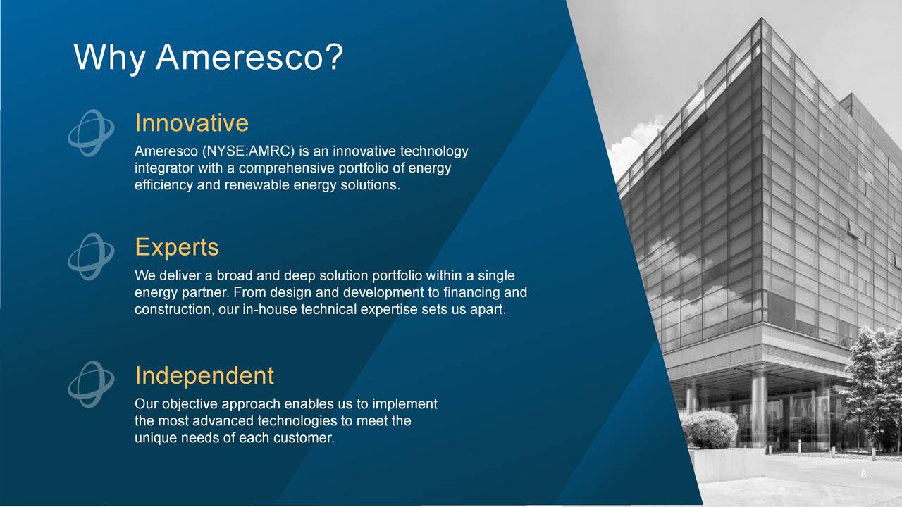 Ameresco (AMRC) Investor Presentation - Slideshow (NYSE:AMRC) | Seeking ...