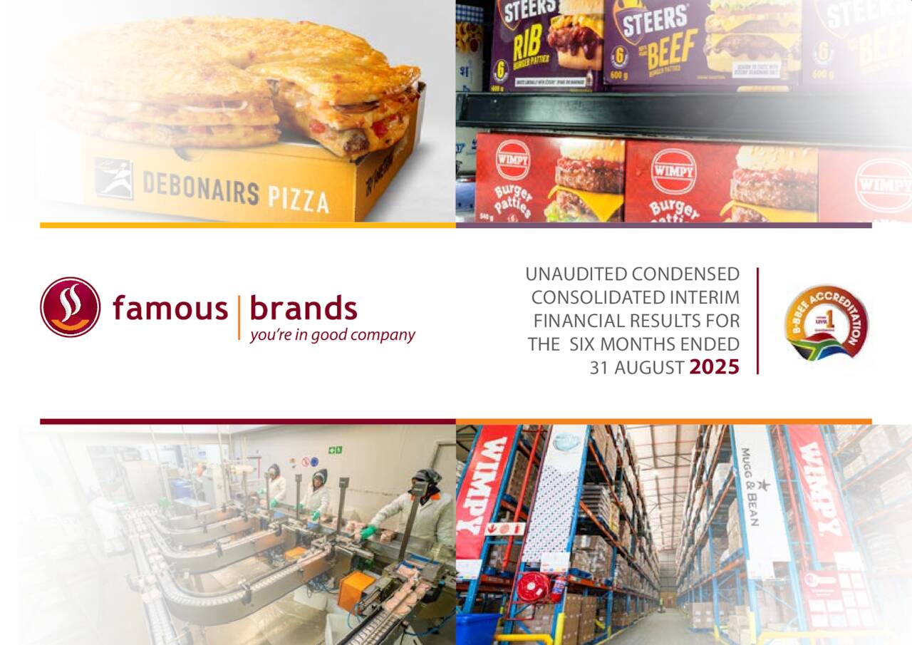 Famous Brands Limited 2026 Q2 - Results - Earnings Call Presentation (OTCMKTS:FMBRY) 2025-10-22 ...