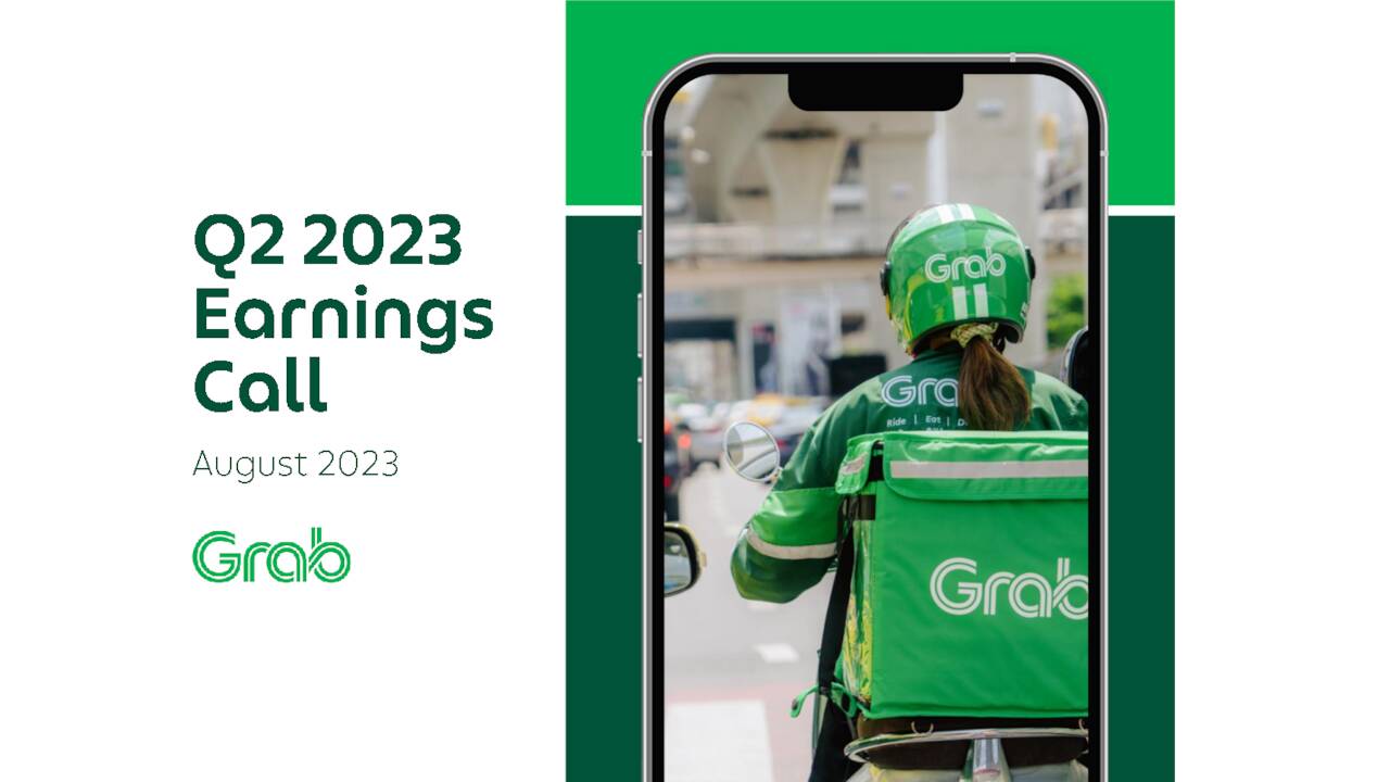 Grab Holdings Limited 2023 Q2 - Results - Earnings Call Presentation ...