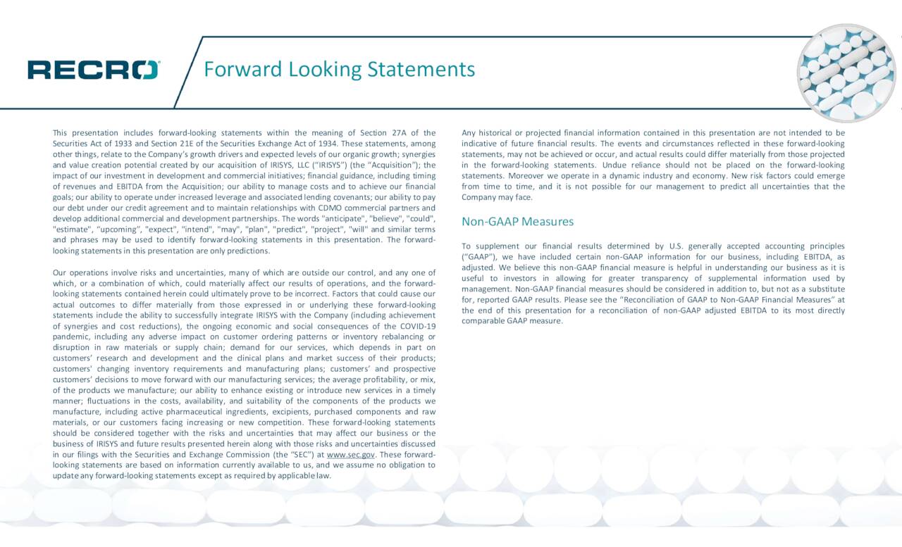 Recro Pharma, Inc. 2021 Q4 - Results - Earnings Call Presentation ...